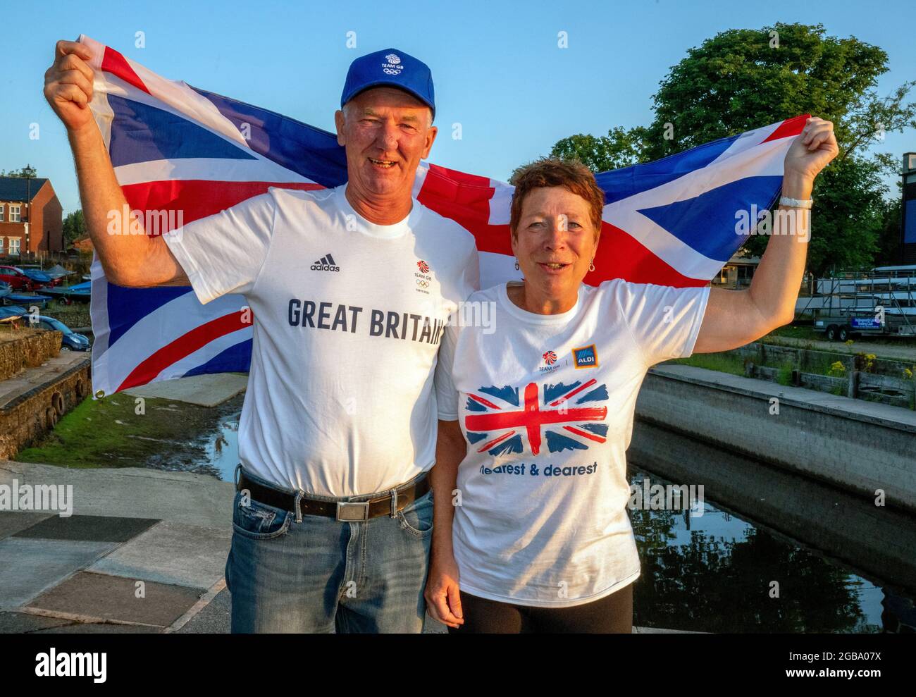 Leslie and Vivian Bithell celebrate after their son Stuart Bithell and ...