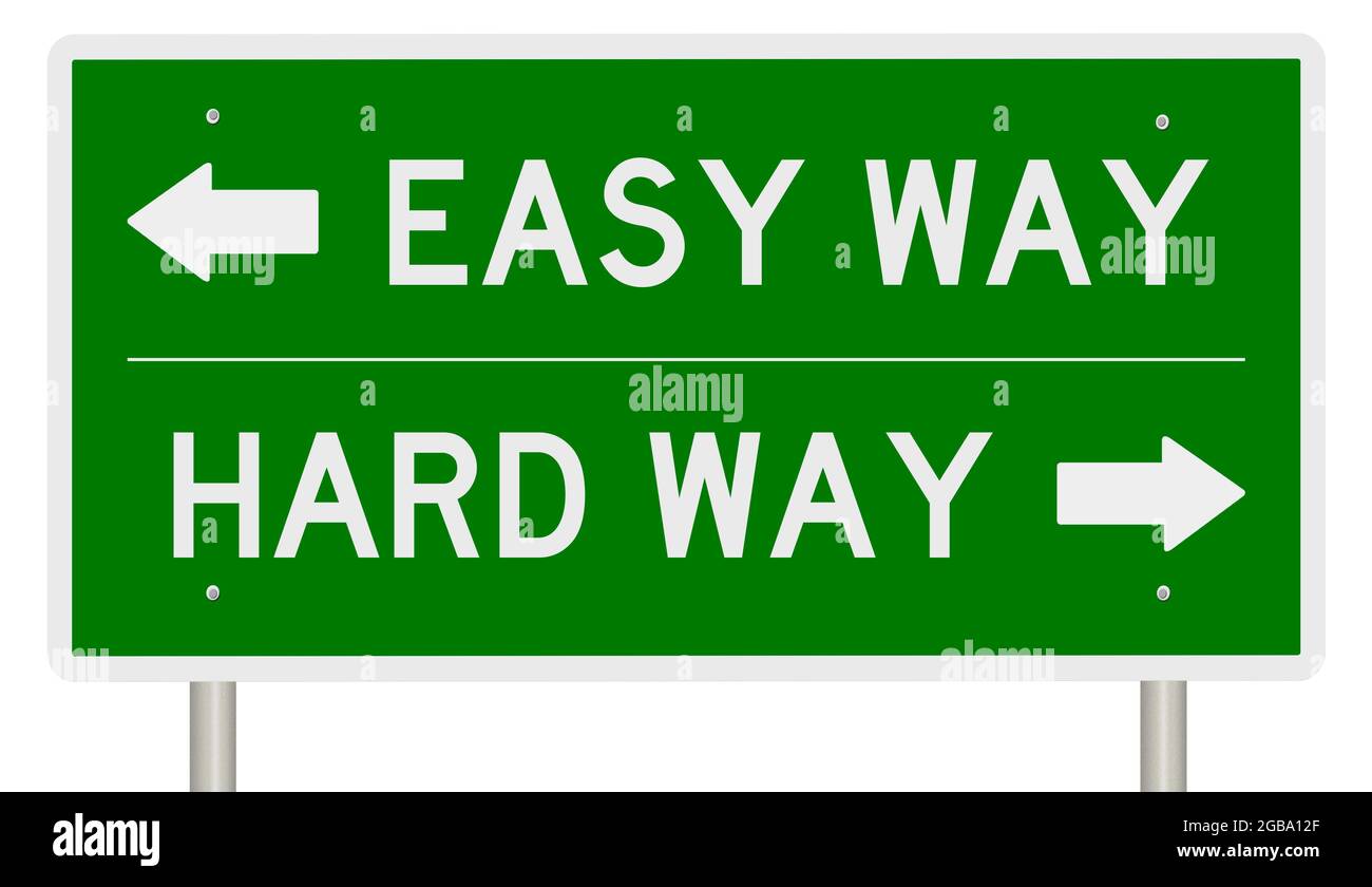 Road sign showing a crossroads or decision point Stock Photo - Alamy