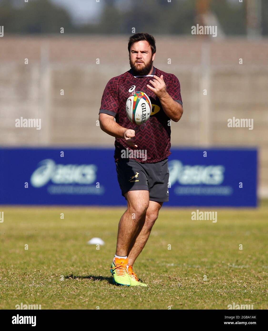 South African Frans Malherbe during a training session at Western ...