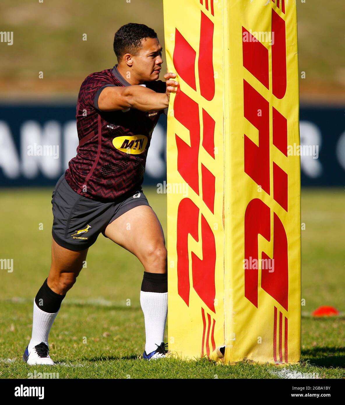 South Africa's Cheslin Kolbe during a training session at Western ...