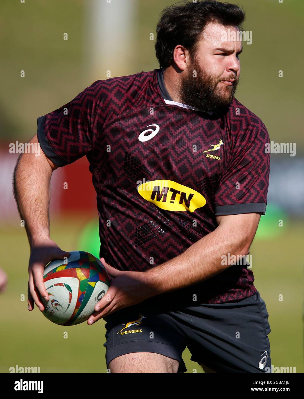 South Africa's Frans Malherbe during a training session at Western ...