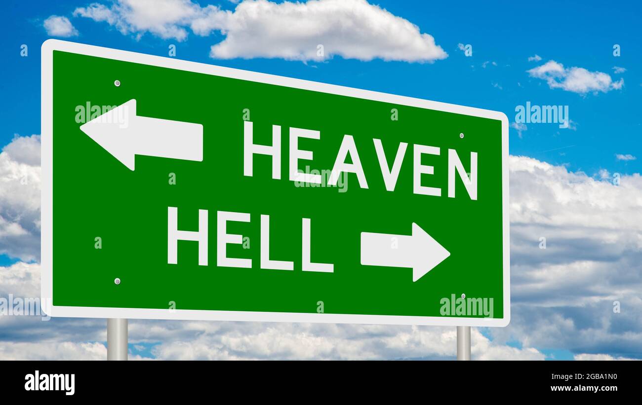 Highway To Hell Sign