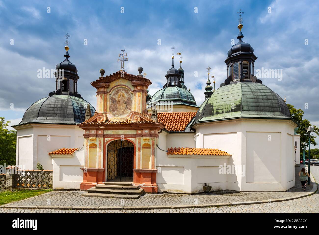 klášter benediktinů s kostelem Matky Boží, poutni misto Klokoty, Tabor ...