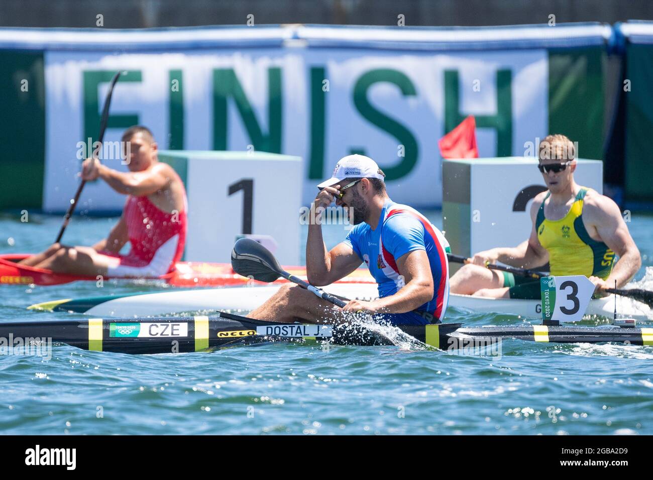 Tokyo, Japan. 03rd Aug, 2021. Czech sprint canoeist Josef Dostal ...