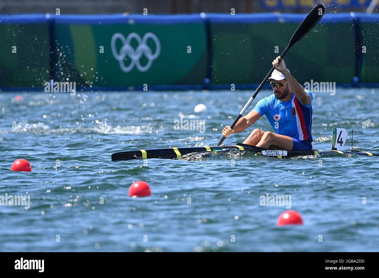 Tokyo, Japan. 03rd Aug, 2021. Czech sprint canoeist Josef Dostal ...