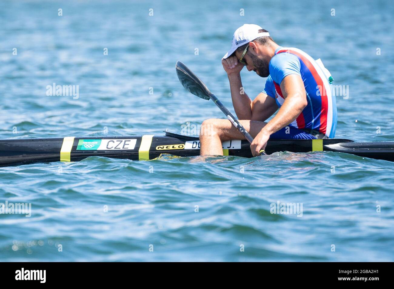 Tokyo, Japan. 03rd Aug, 2021. Czech sprint canoeist Josef Dostal is ...