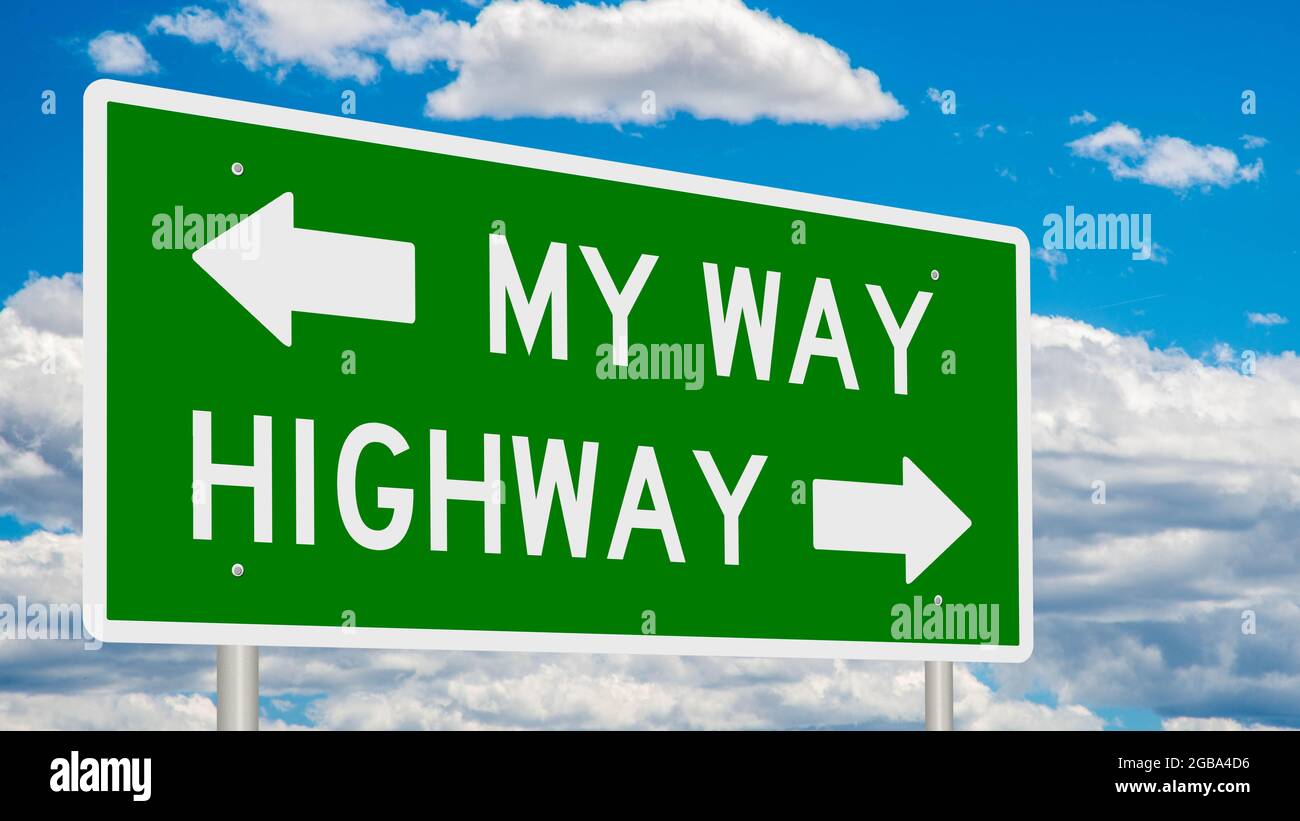 Road sign showing a crossroads or decision point Stock Photo - Alamy