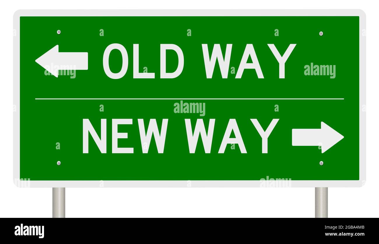 Road sign showing a crossroads or decision point Stock Photo - Alamy