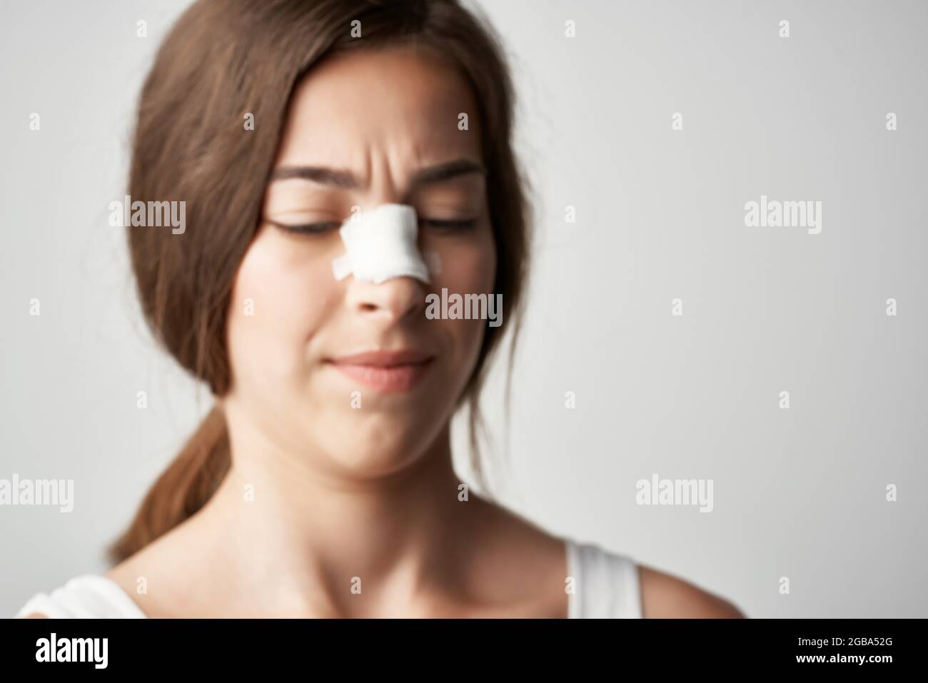 Bandaged nose hi-res stock photography and images - Alamy