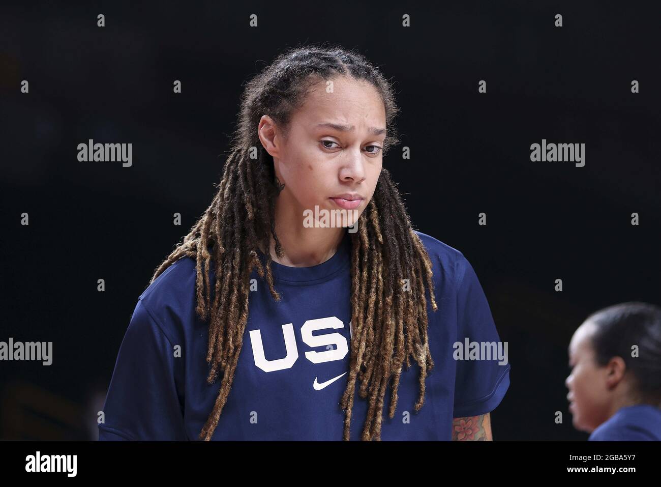 Brittney GRINER (15) of USA during the Olympic Games Tokyo 2020 ...