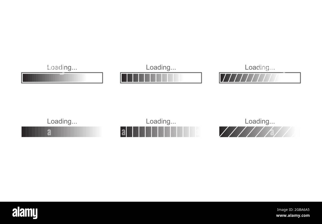 Visual loading indicator hi-res stock photography and images - Alamy
