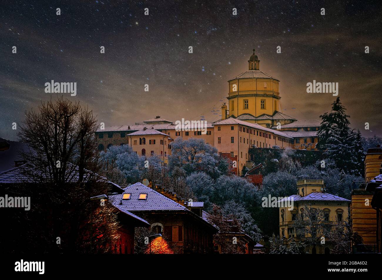 Italy Piedmont Turin Monte dei Cappuccini Santa Maria del Monte by ...