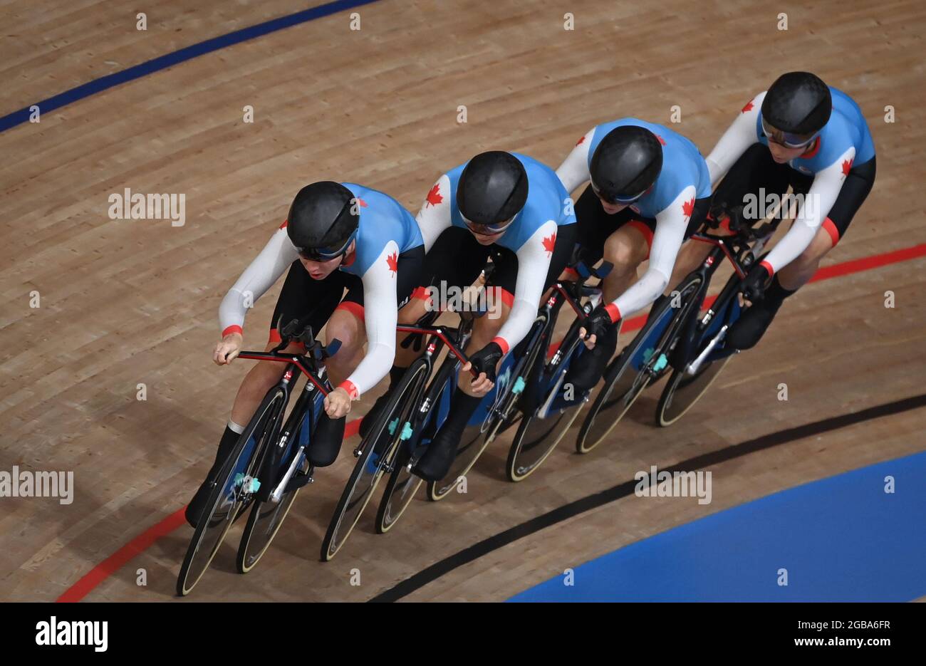 Izu, Japan. 03rd Aug, 2021. Cycling/Track: Olympics, preliminaries ...