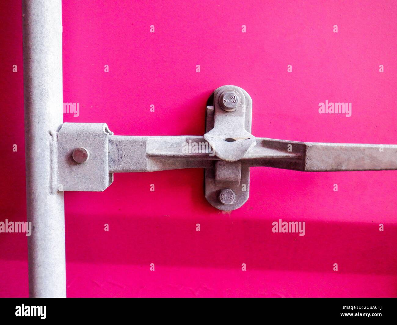 Container door lock handle hi-res stock photography and images - Alamy