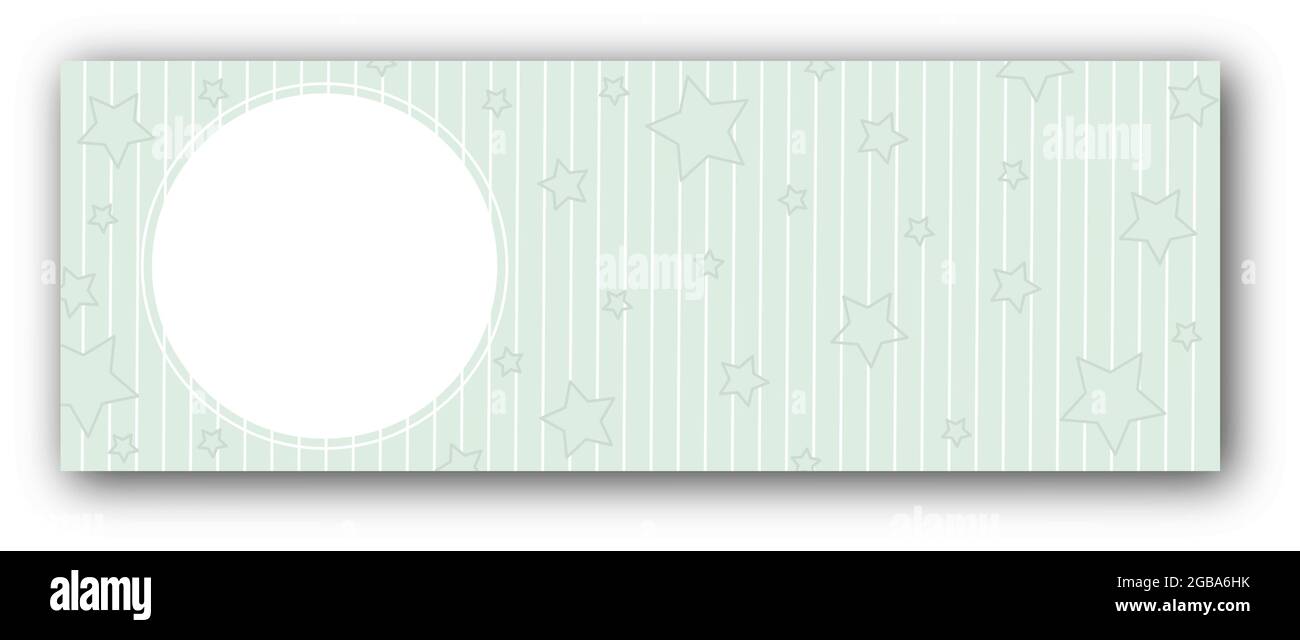 Background with a circle for text photography or illustration and stars ...