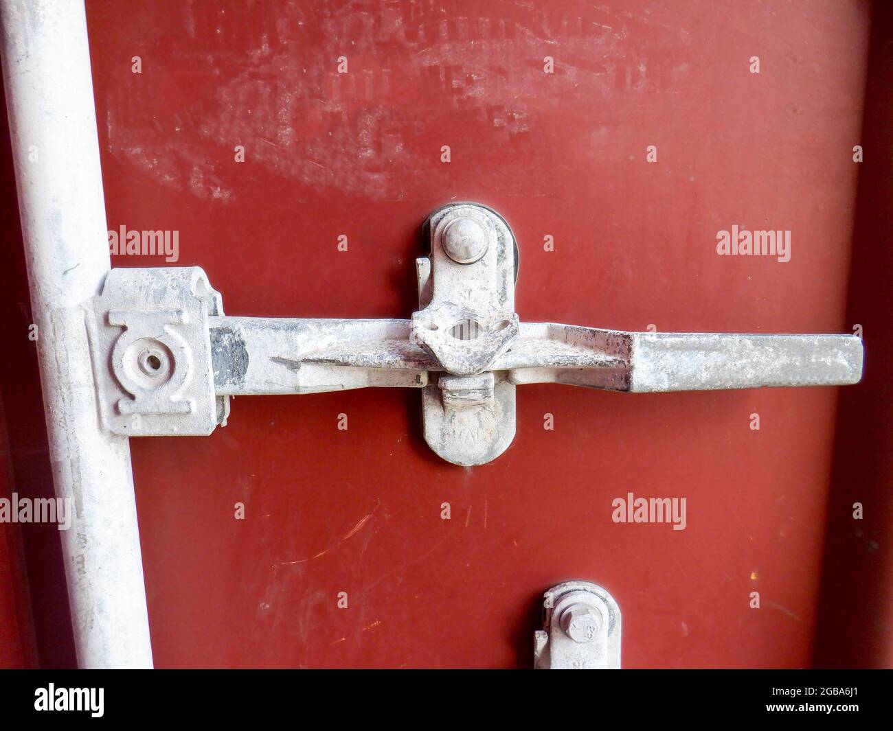 Container door lock handle hi-res stock photography and images - Alamy