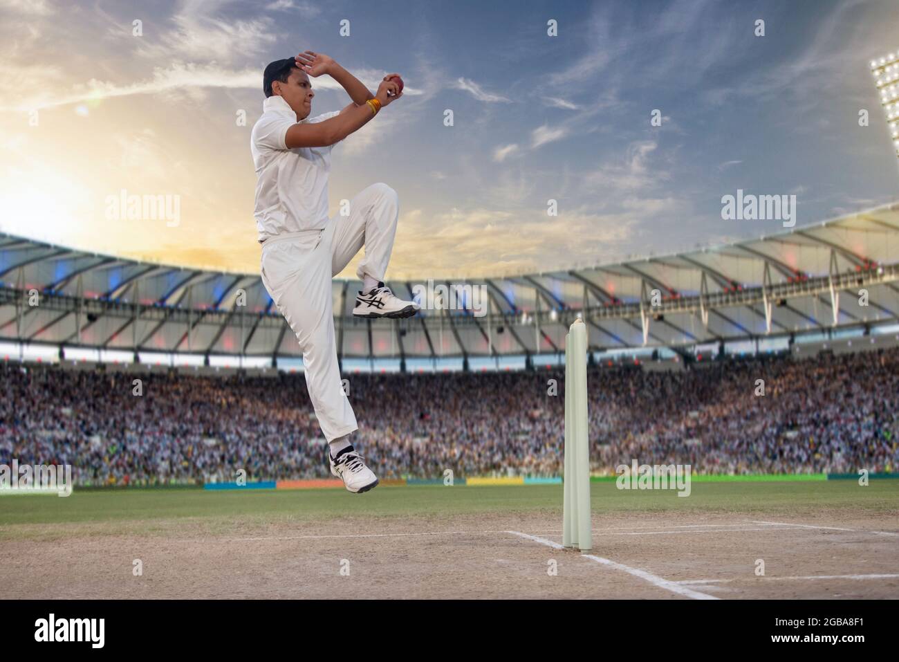 Cricket stadium full view india hi-res stock photography and images - Alamy