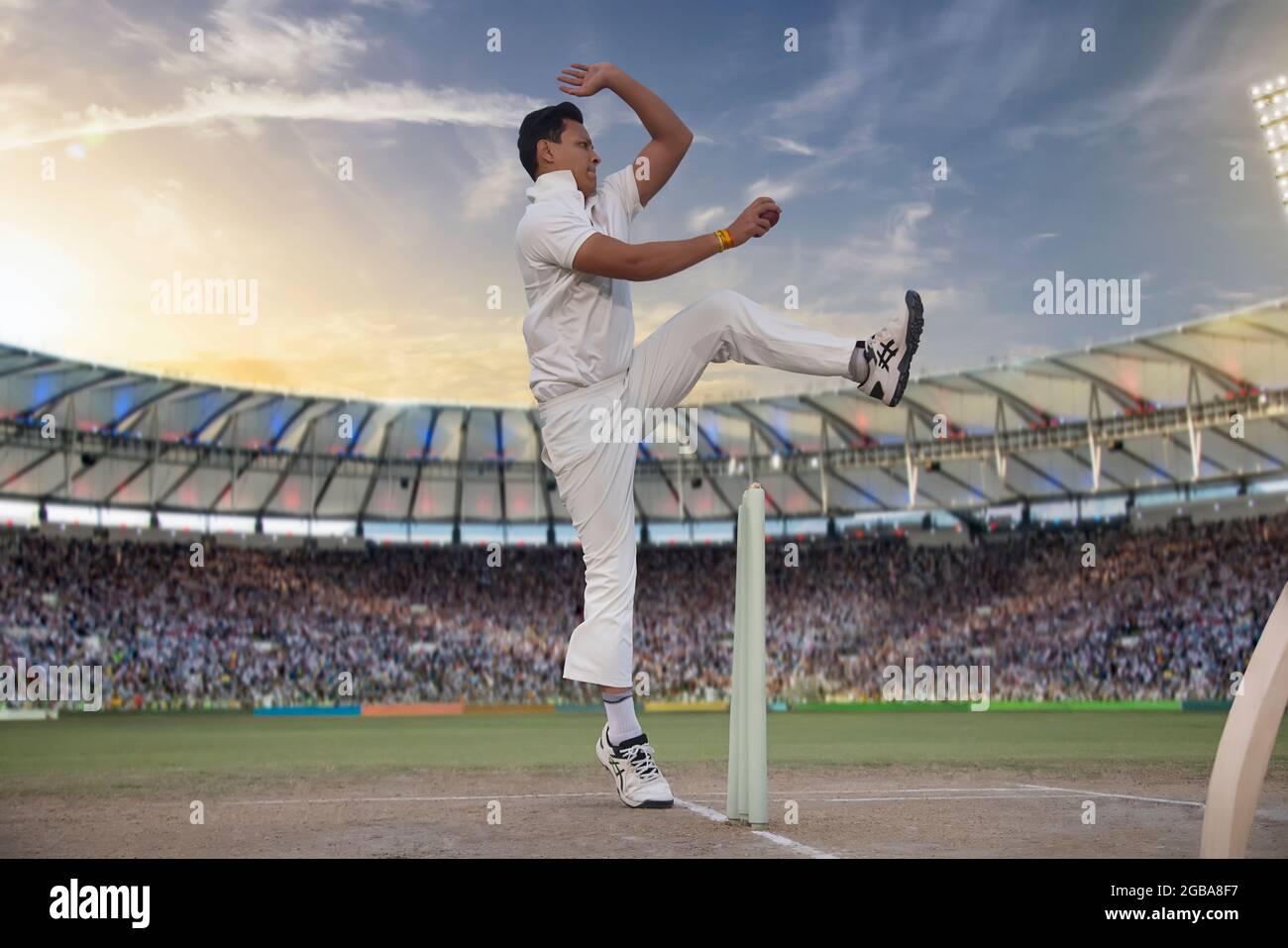 Cricket stadium full view hi-res stock photography and images - Alamy