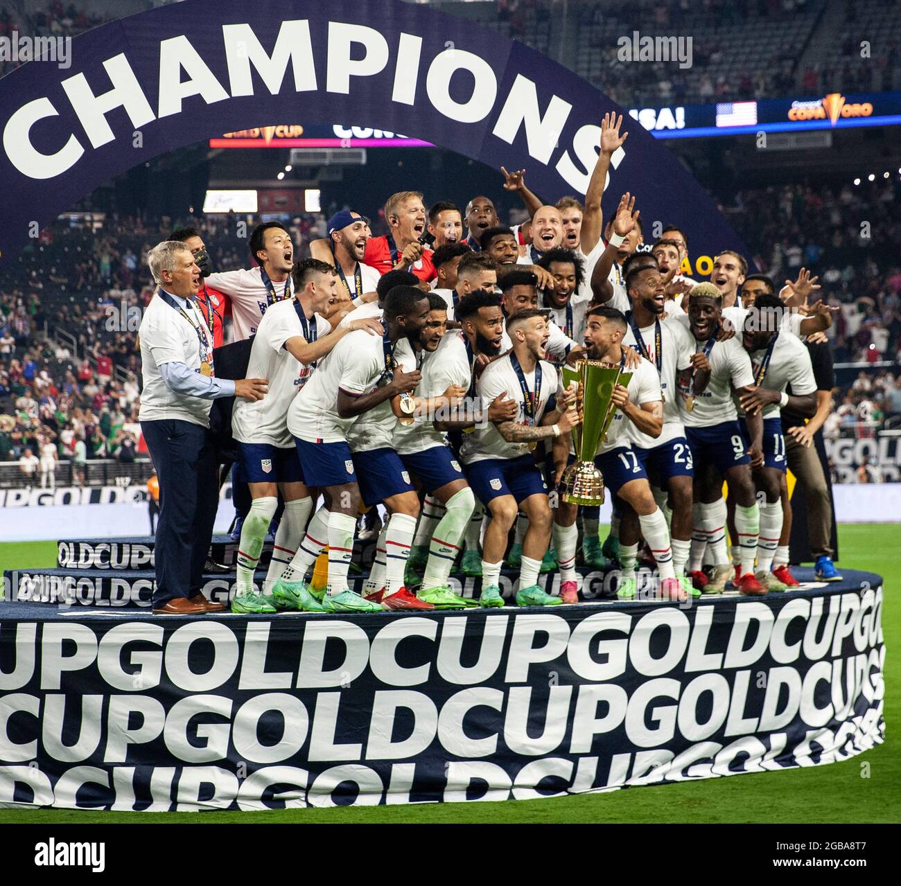 Podium soccer hi-res stock photography and images - Alamy