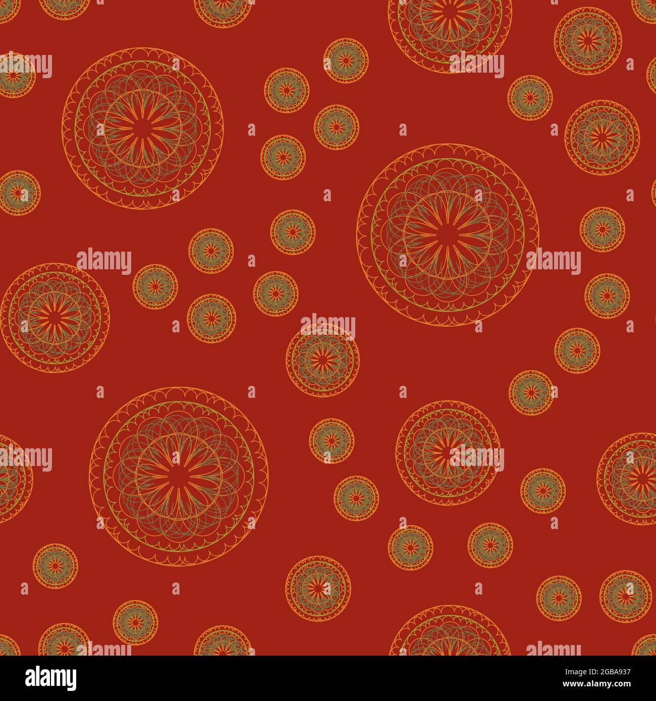 Red seamless pattern for print or web design Stock Vector Image & Art ...