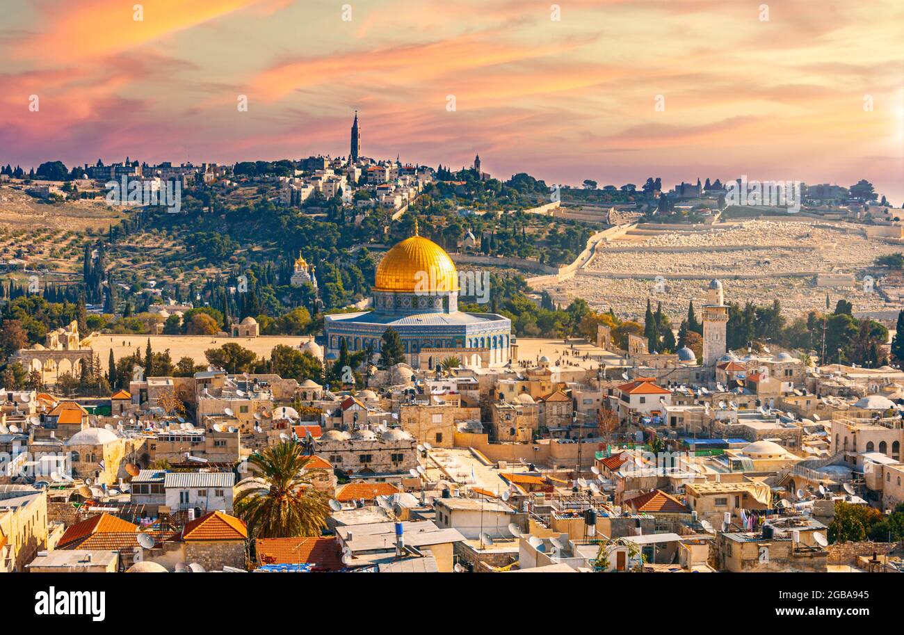 Jerusalem aerial hi-res stock photography and images - Alamy