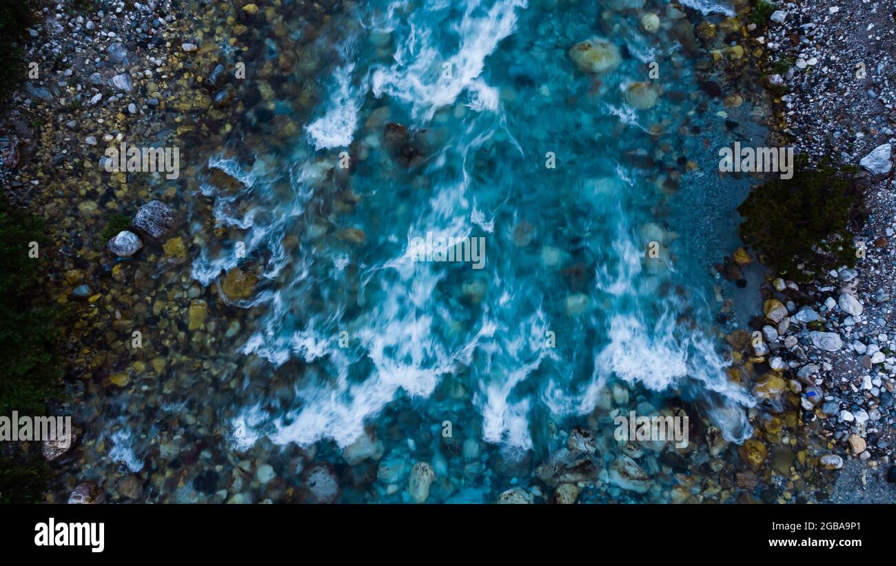 Mountain River, Rushing Water Flowing Texture Stock Photo - Alamy