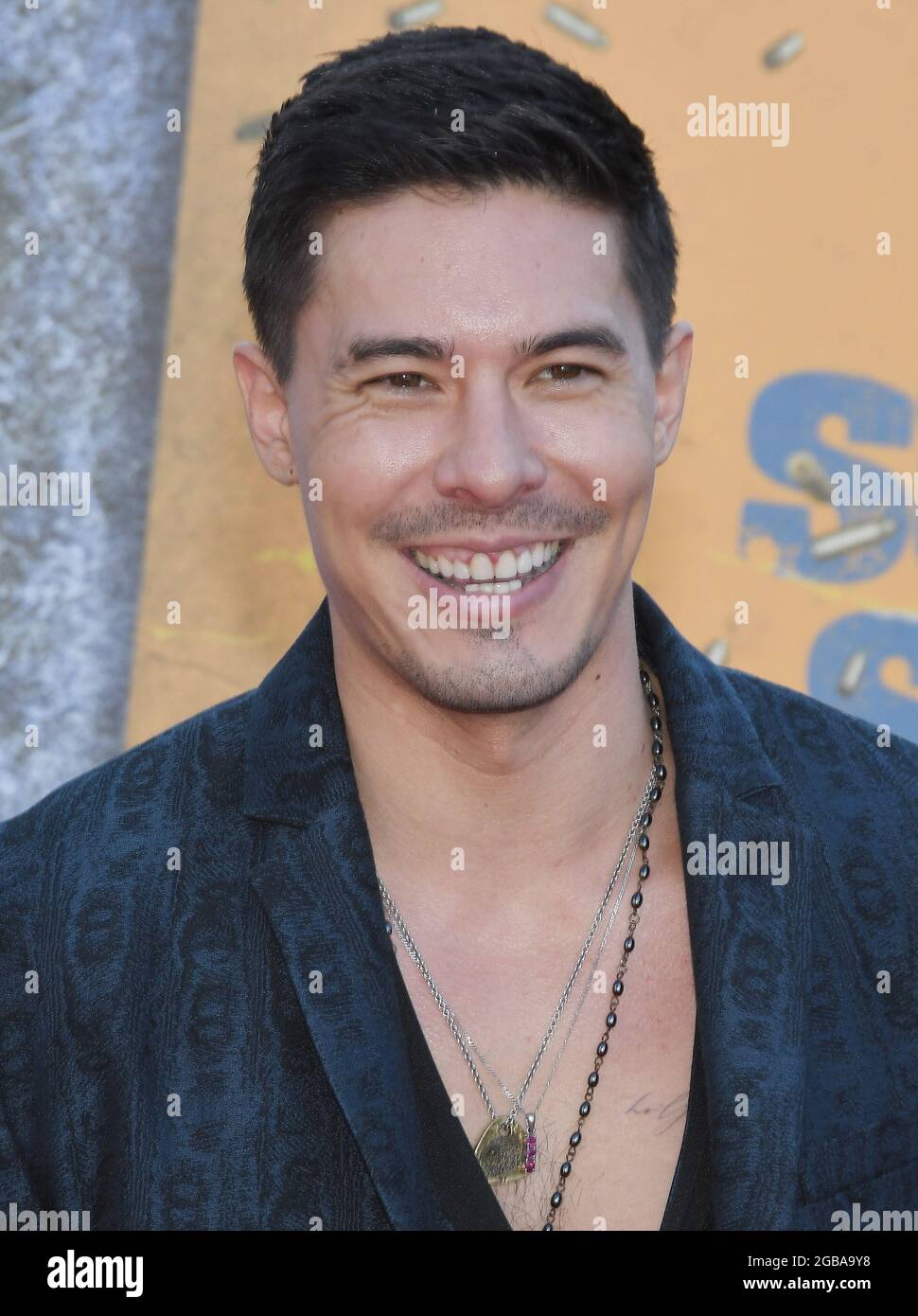 Los Angeles, USA. 02nd Aug, 2021. Lewis Tan arrives at THE SUICIDE ...