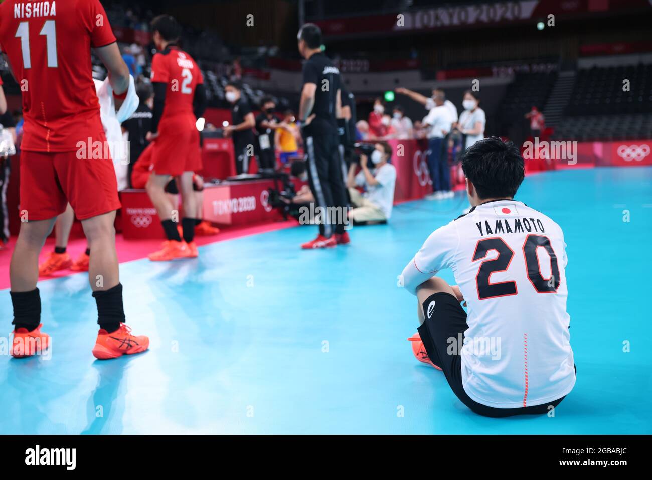 Tokyo, Japan. 3rd Aug, 2021. Tokyo, Japan. 3rd August, 2021. Tomohiro Yamamoto (JPN) Volleyball ...