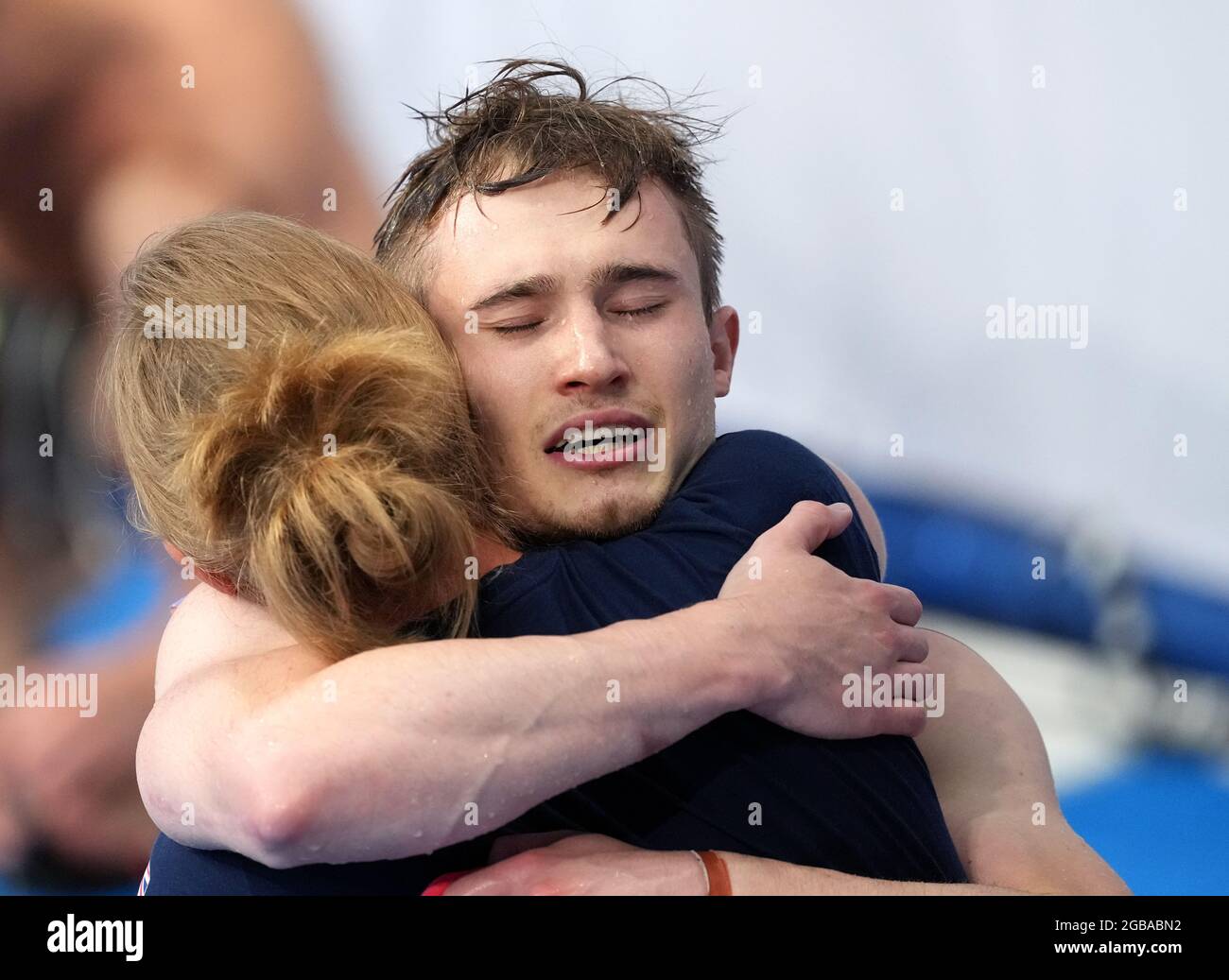 Great Britain's Jack Laugher celebrates taking bronze in the Men's 3m ...