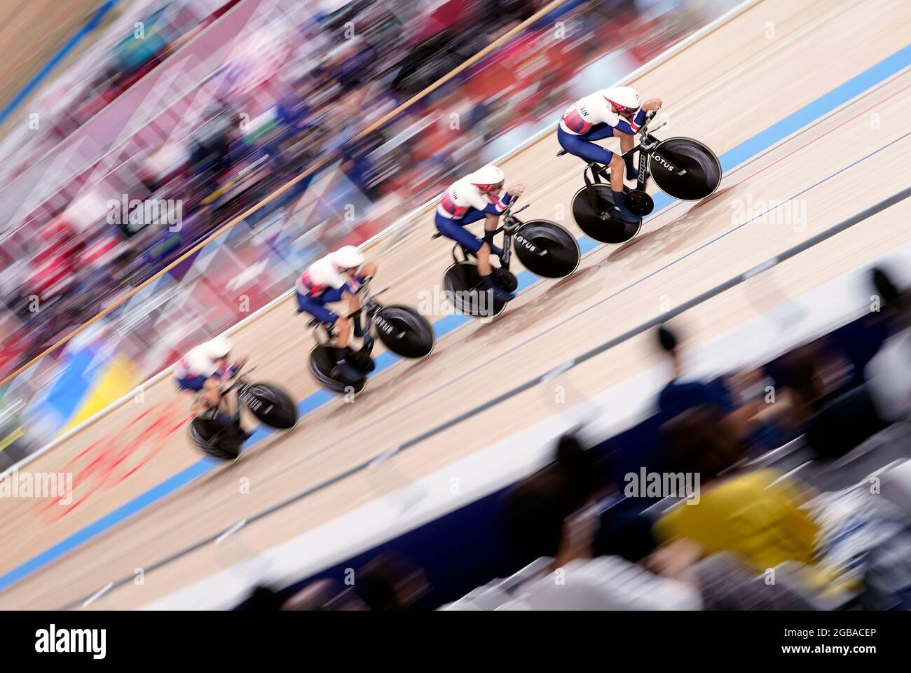 Great Britain's Charlie Tanfield, Oliver Wood, Ethan Hayter and Ethan ...