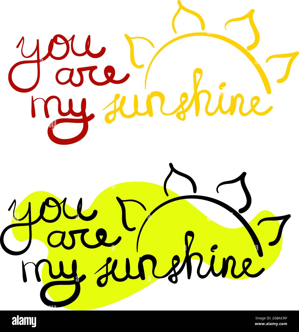 Handwriting text writing creative Cut Out Stock Images & Pictures - Alamy