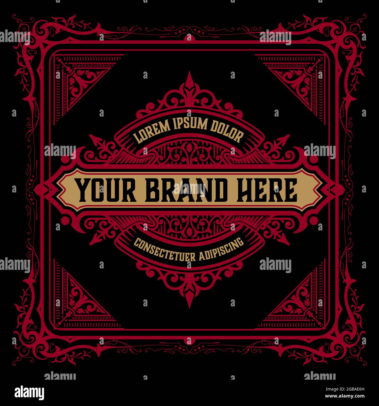 Western card with vintage style Stock Vector Image & Art - Alamy