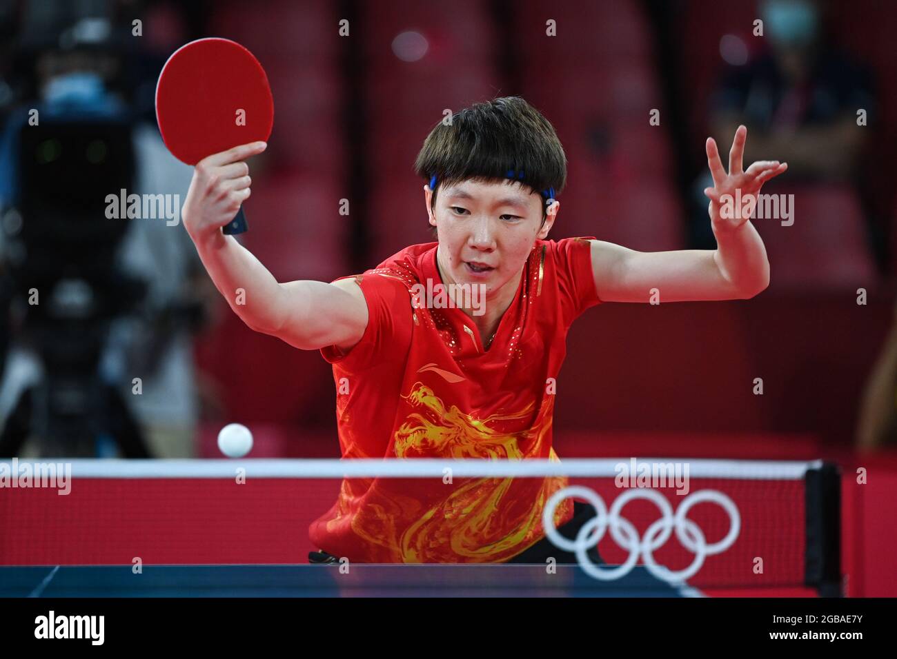 Tokyo, Japan. 3rd Aug, 2021. Wang Manyu of China competes during the ...