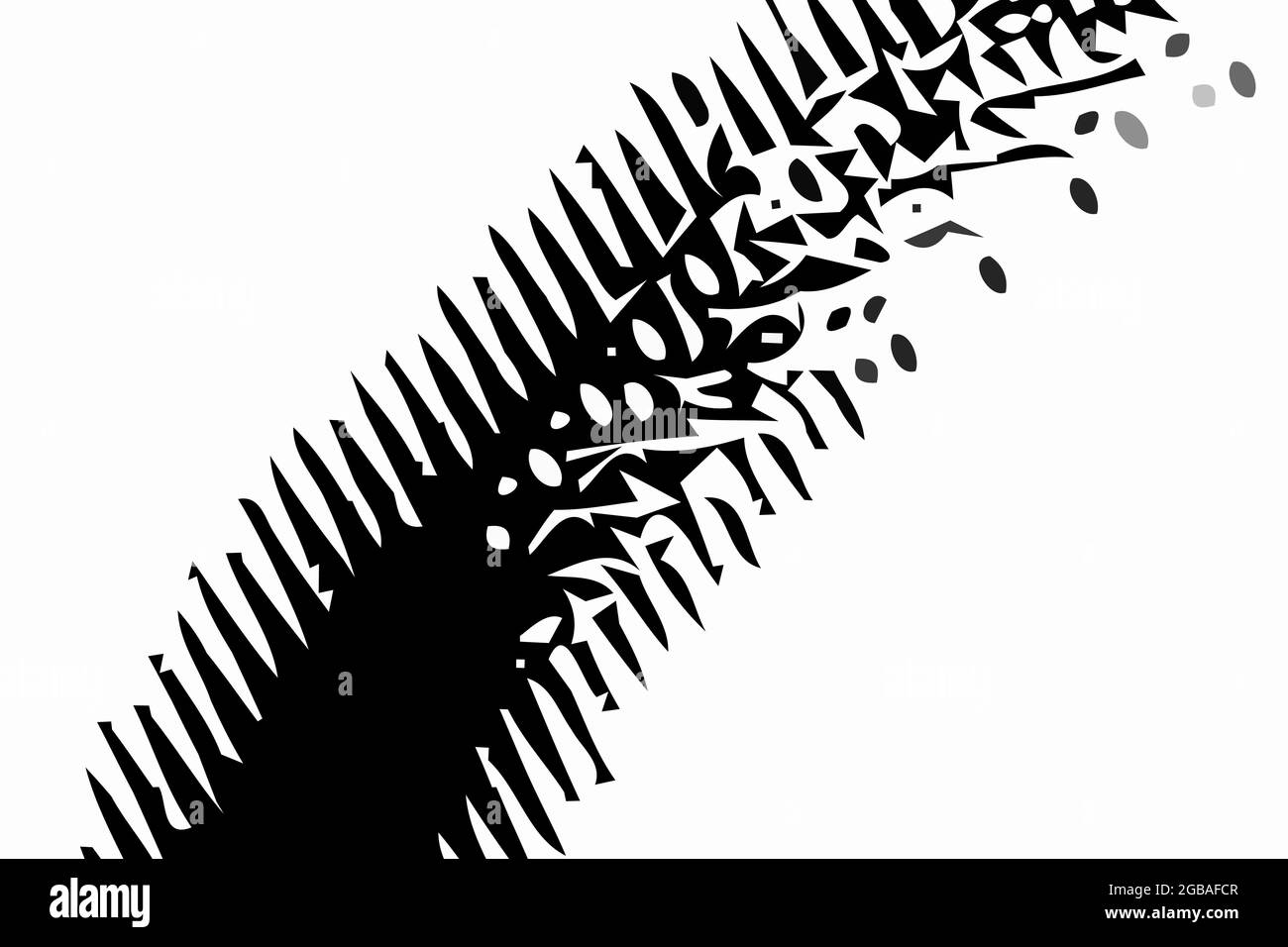 Black and white background. Abstract vector. Modern geometric design ...