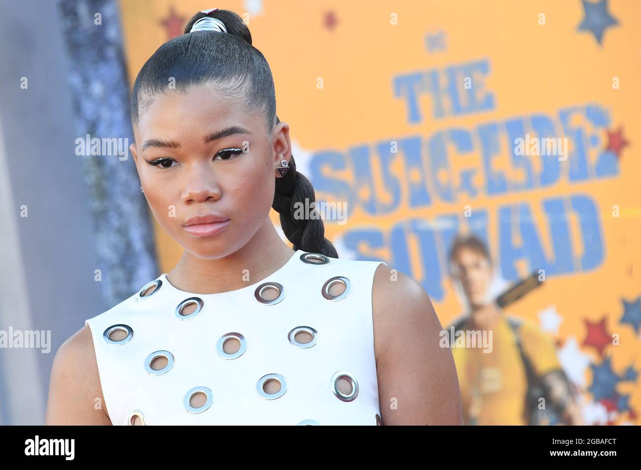 Storm Reid arrives at THE SUICIDE SQUAD World Premiere held at the ...