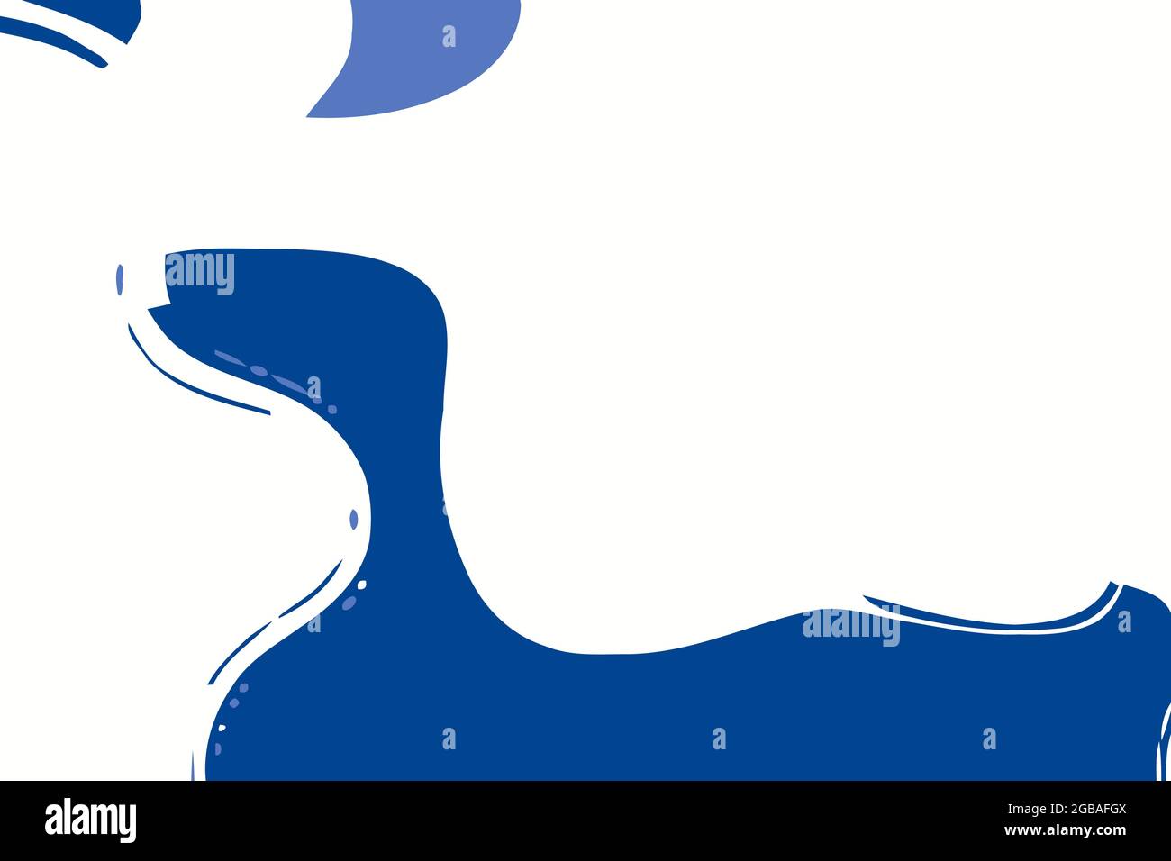 Blue and white background. Abstract vector. Moving waves design. Fluid ...