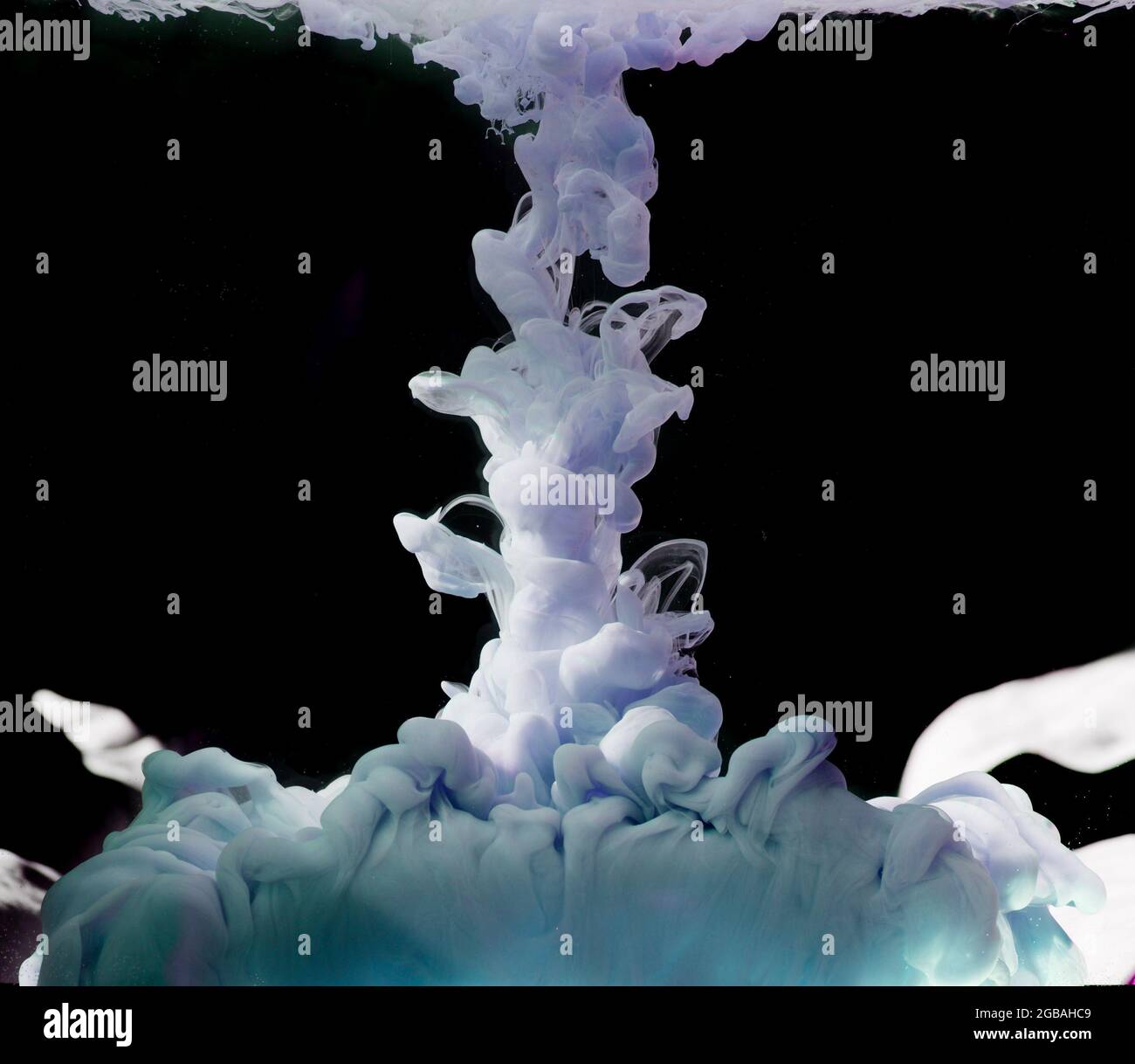 Ink wave acrylic paint mix hi-res stock photography and images - Alamy
