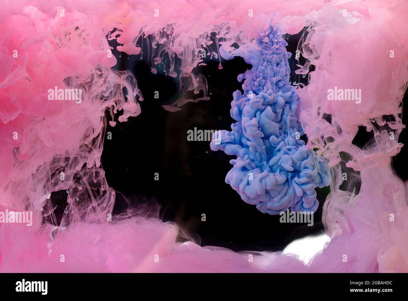 color abstraction, color mix liquid Stock Photo - Alamy