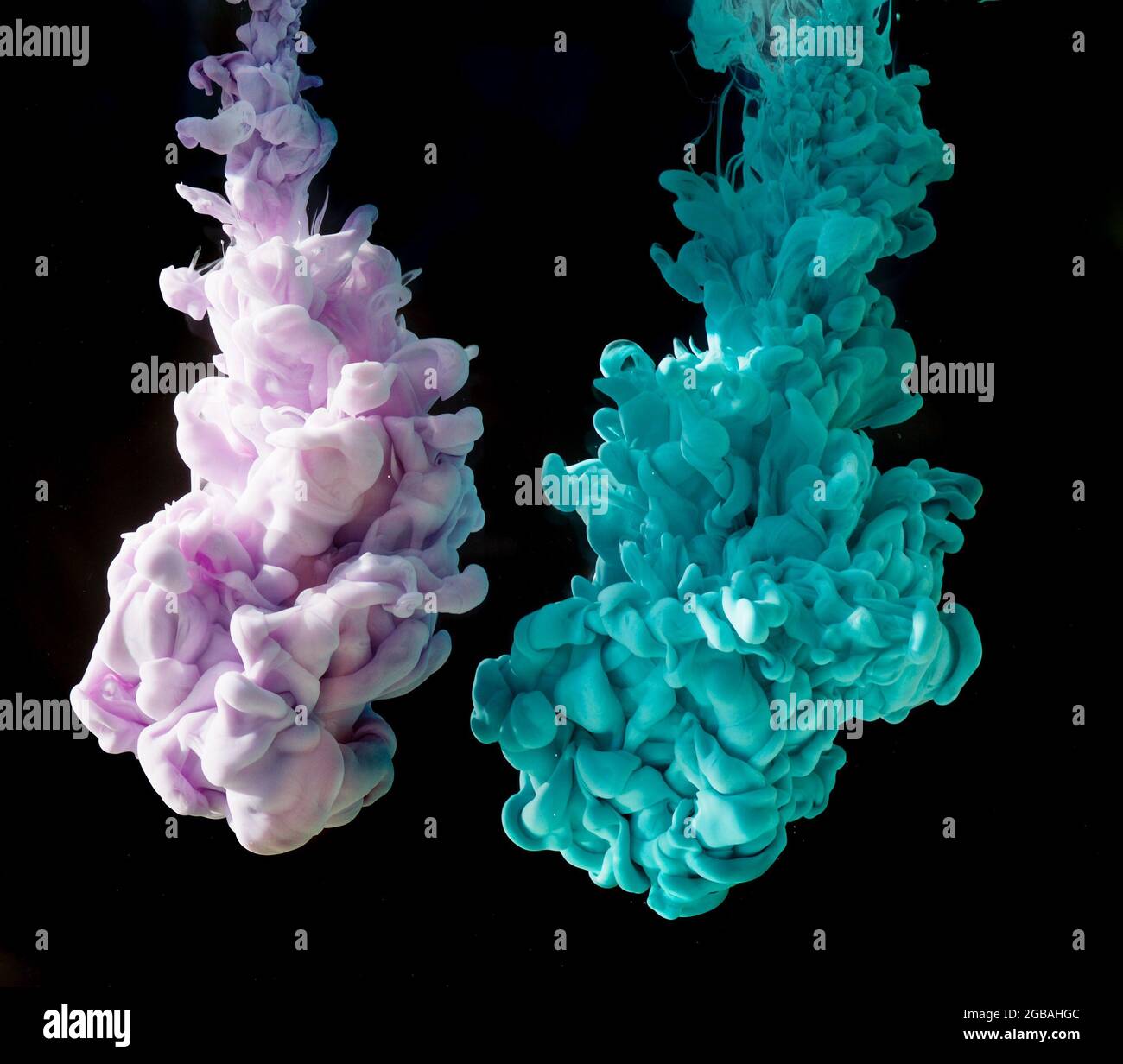 color abstraction, color mix liquid Stock Photo - Alamy