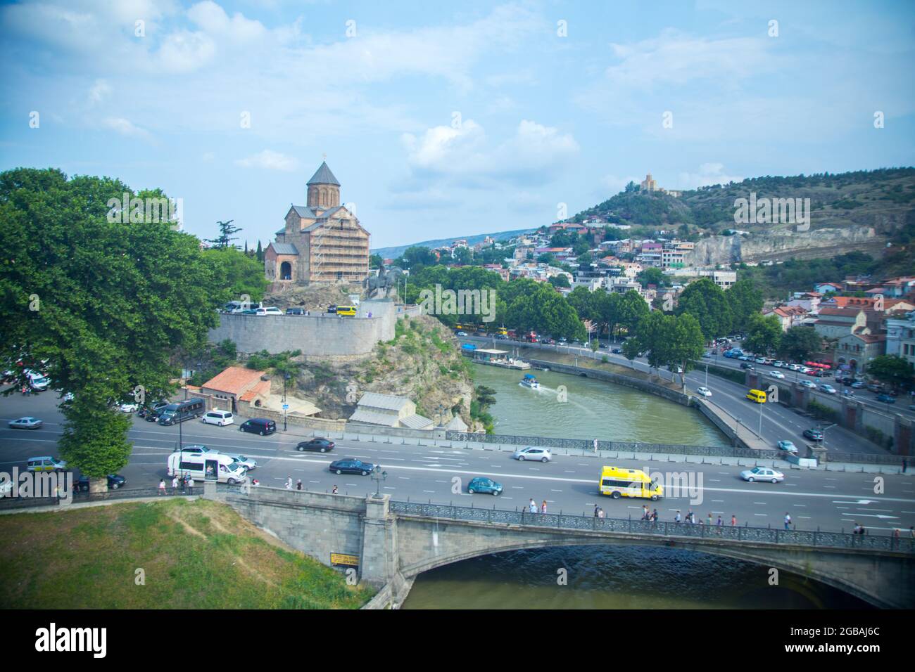 Aerial view of tbilisi hi-res stock photography and images - Alamy