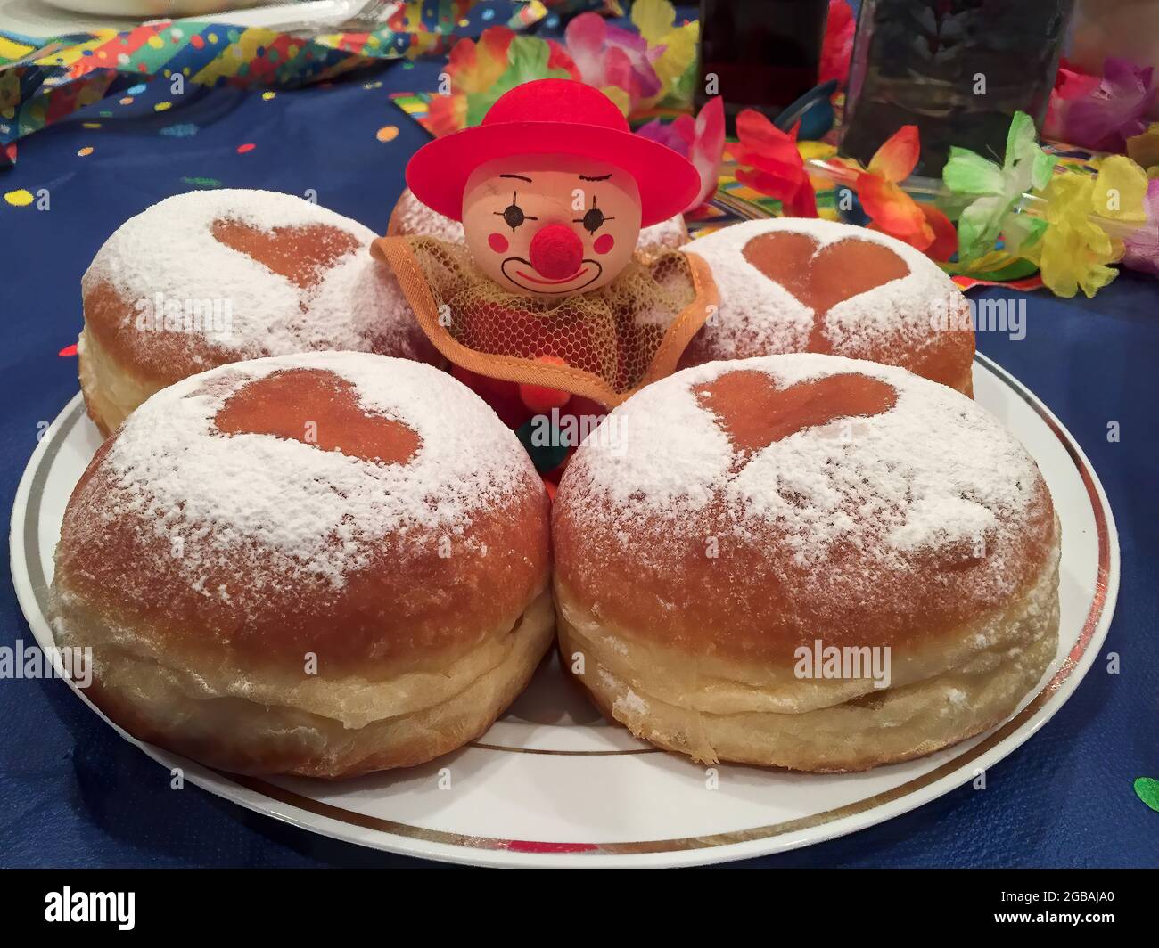 Carnival donuts are a typical European carnival dessert Stock Photo - Alamy