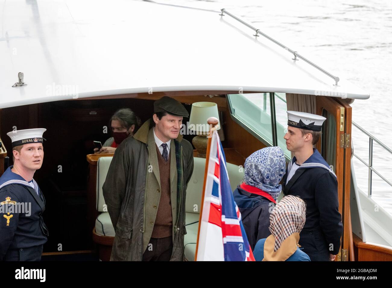 Macduff Harbour, Aberdeenshire, UK. 2nd Aug, 2021. UK. This is Imelda ...