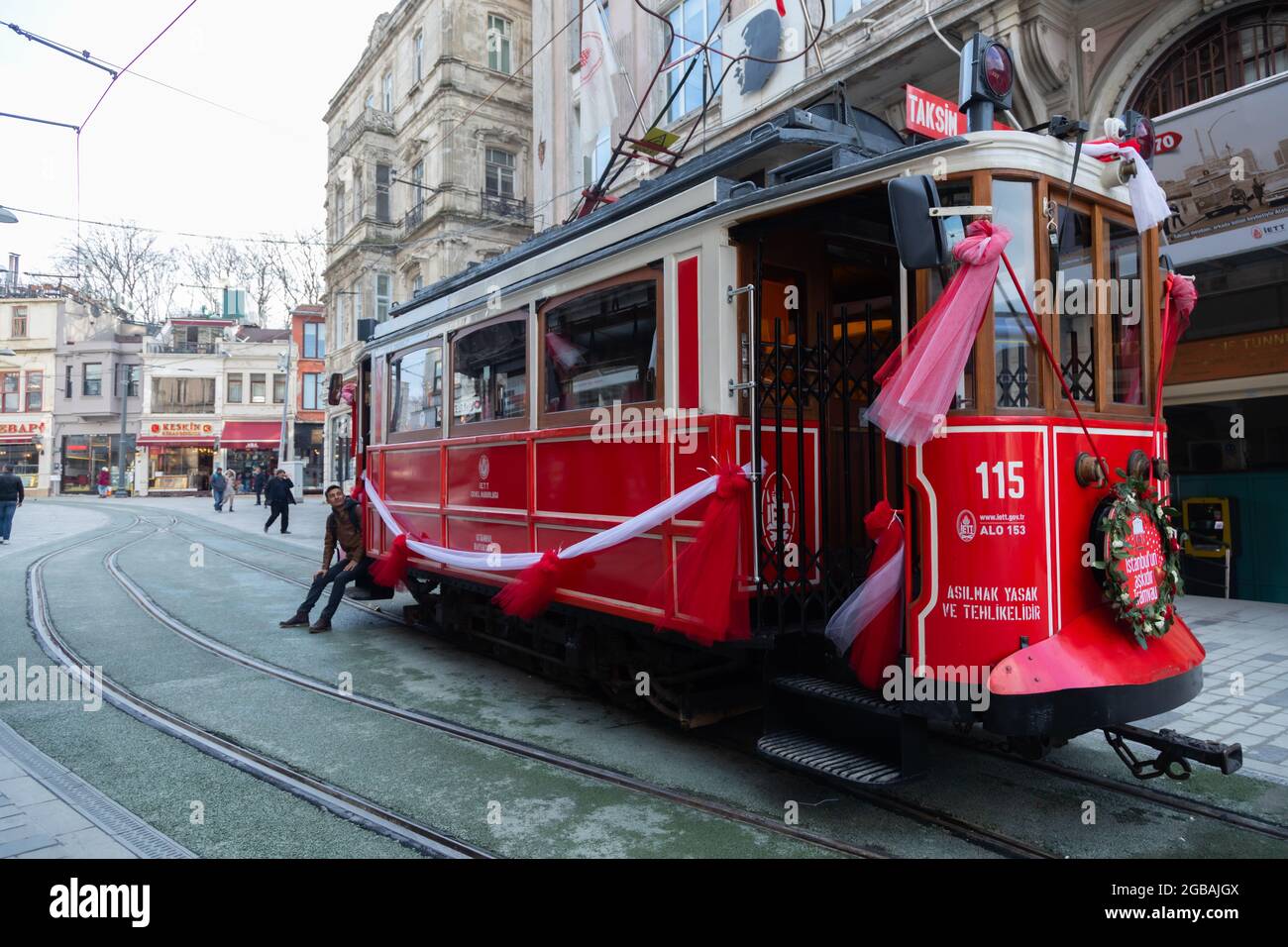 Turkey istanbul tram railway hi-res stock photography and images - Alamy