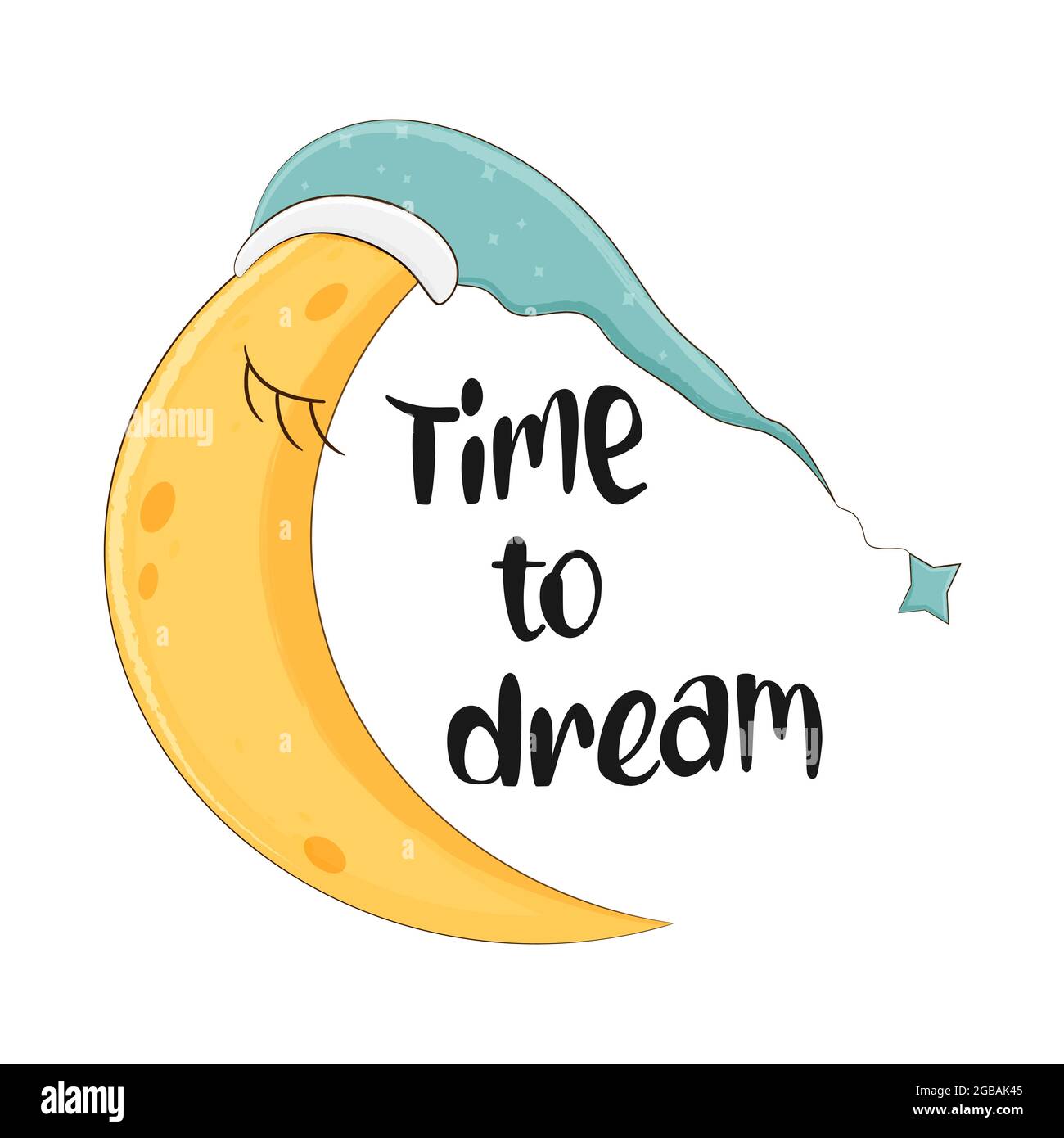 Sleeping dreams good night Cut Out Stock Images & Pictures - Alamy