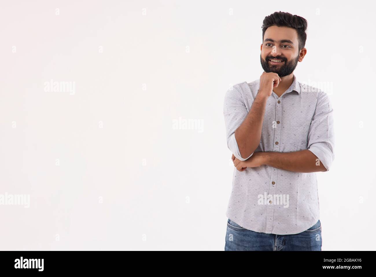 Asian Man Happily Standing High Resolution Stock Photography and Images ...