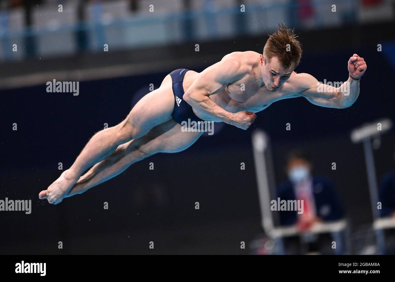 Tokyo, Japan. 3rd Aug, 2021. Jack Laugher of Great Britain competes ...