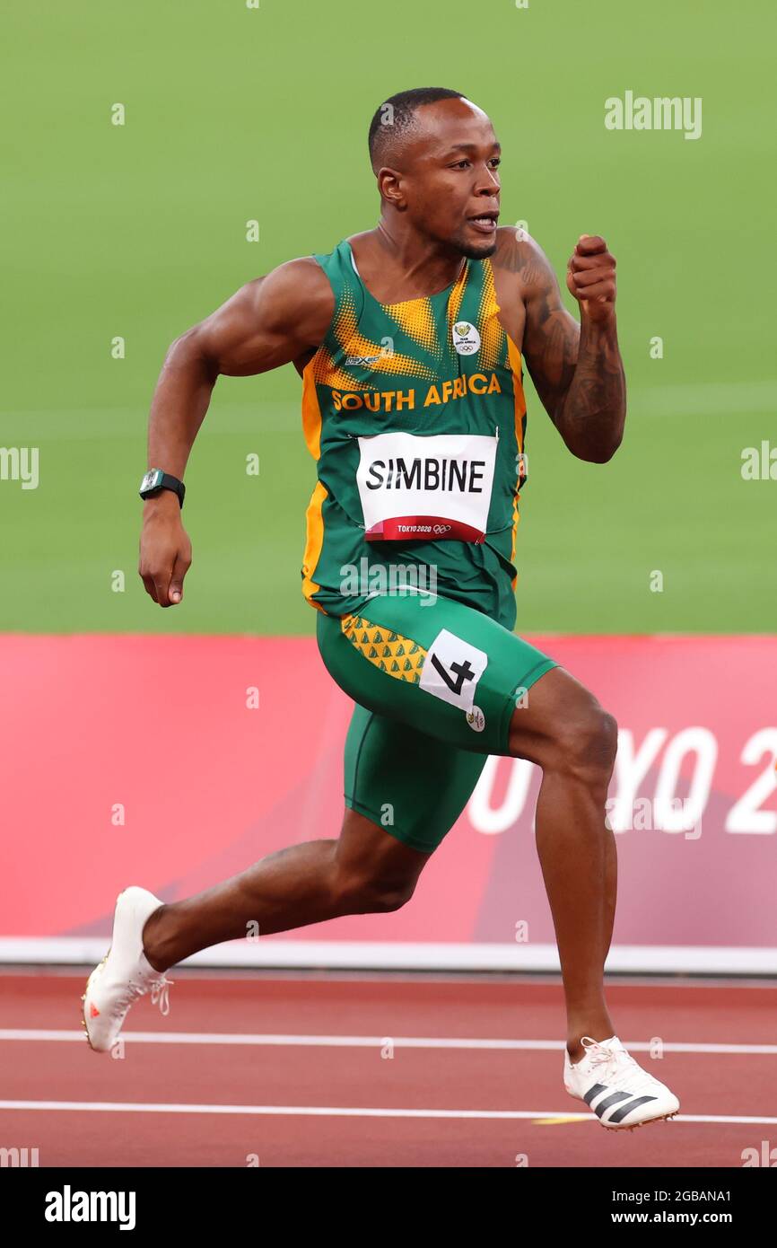 SIMBINE Akani (RSA), JULY 31, 2021 - Athletics : Men's 100m Round 1 ...