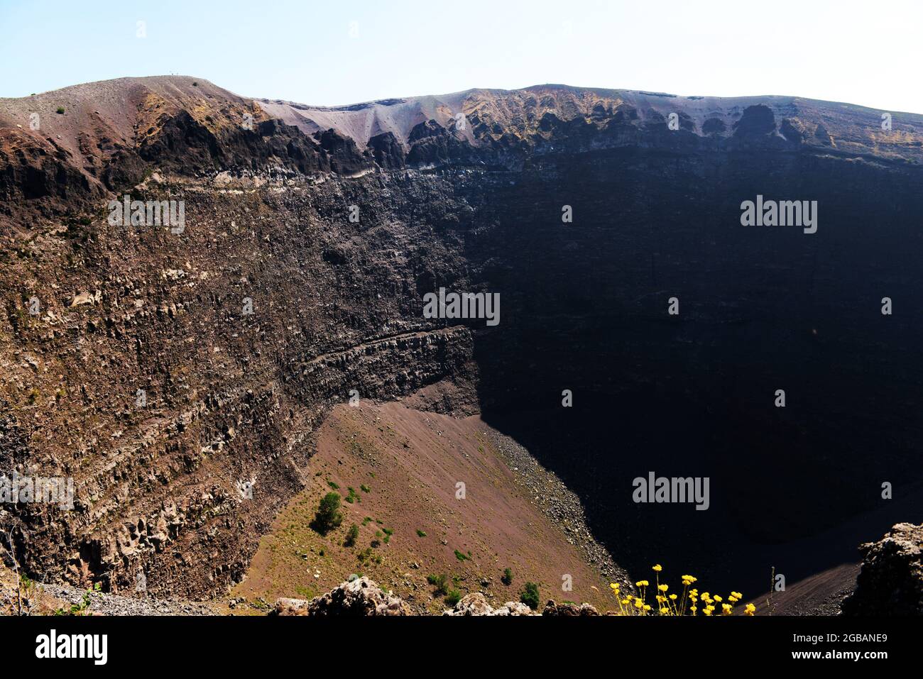 Crater of the vesuvius volcano hi-res stock photography and images - Alamy