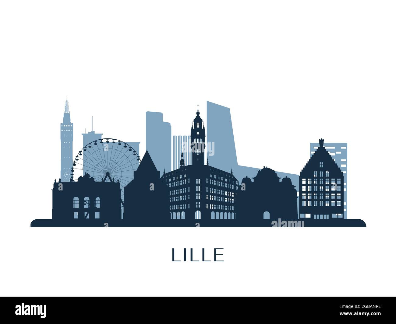 Architecture lille Stock Vector Images - Alamy