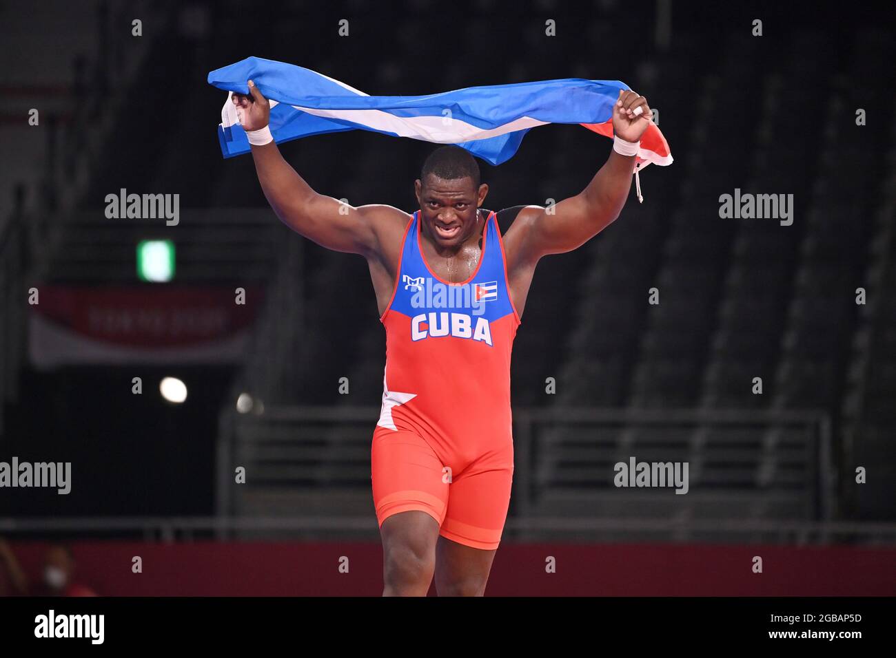 Mijain LOPEZ NUNEZ (CUB) winner, Olympic champion, 1st place, gold ...